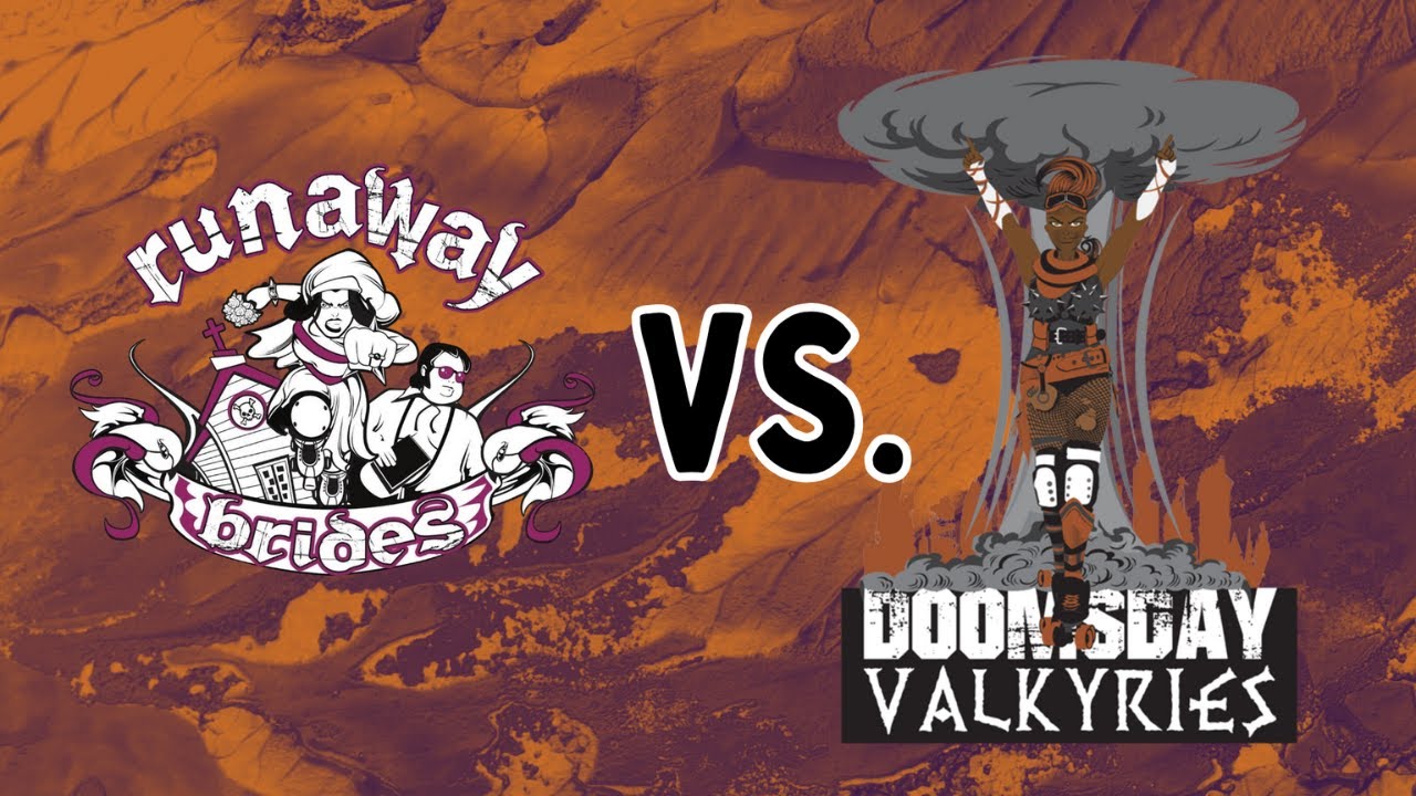 Arizona Derby Dames - Runaway Brides vs Doomsday Valkyries - Banked ...