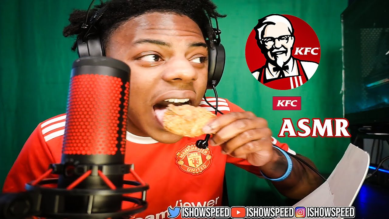 Ishowspeed makes KFC *ASMR* 🍗🍟😂 #ishowspeed #mukbang #asmr - YouTube