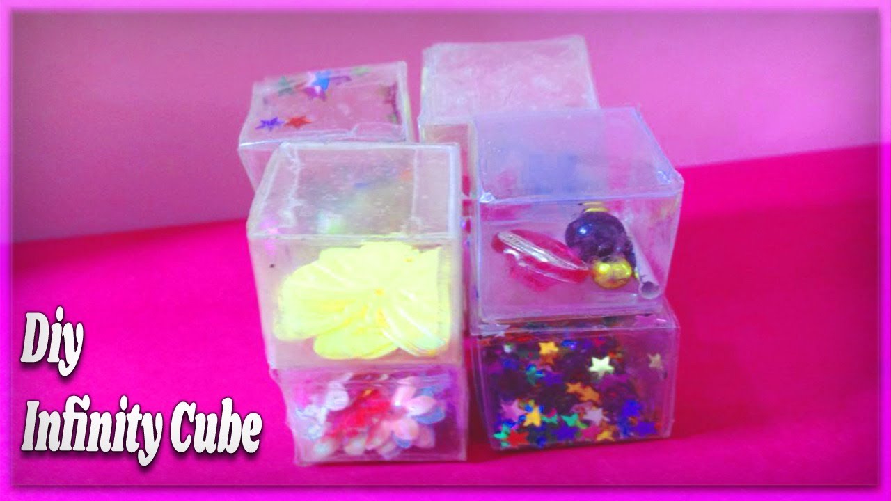 How to make an Infinity cube 🧊 / DIY transparent tape Case / DIY cube ...
