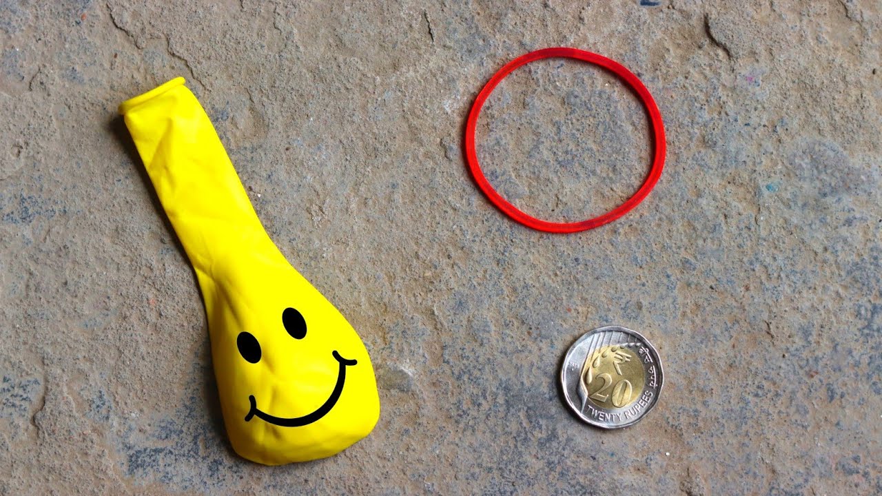 20 rupees new coin 🙂 smiley dancing balloon toy | how to make doll🎈 ...