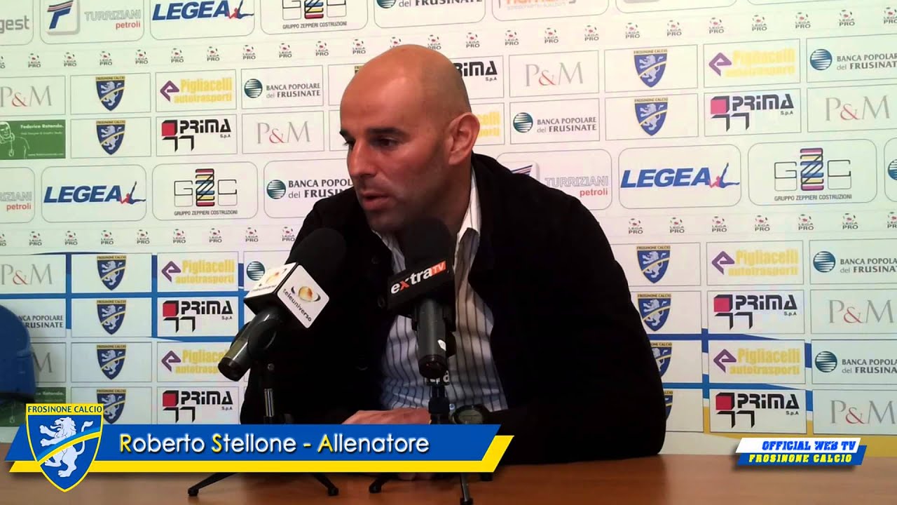 Conferenza stampa pre-Pisa Roberto Stellone 22 marzo 2013 - YouTube