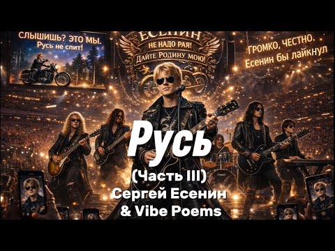 Русь (часть III) Сергей Есенин & Vibe Poems 