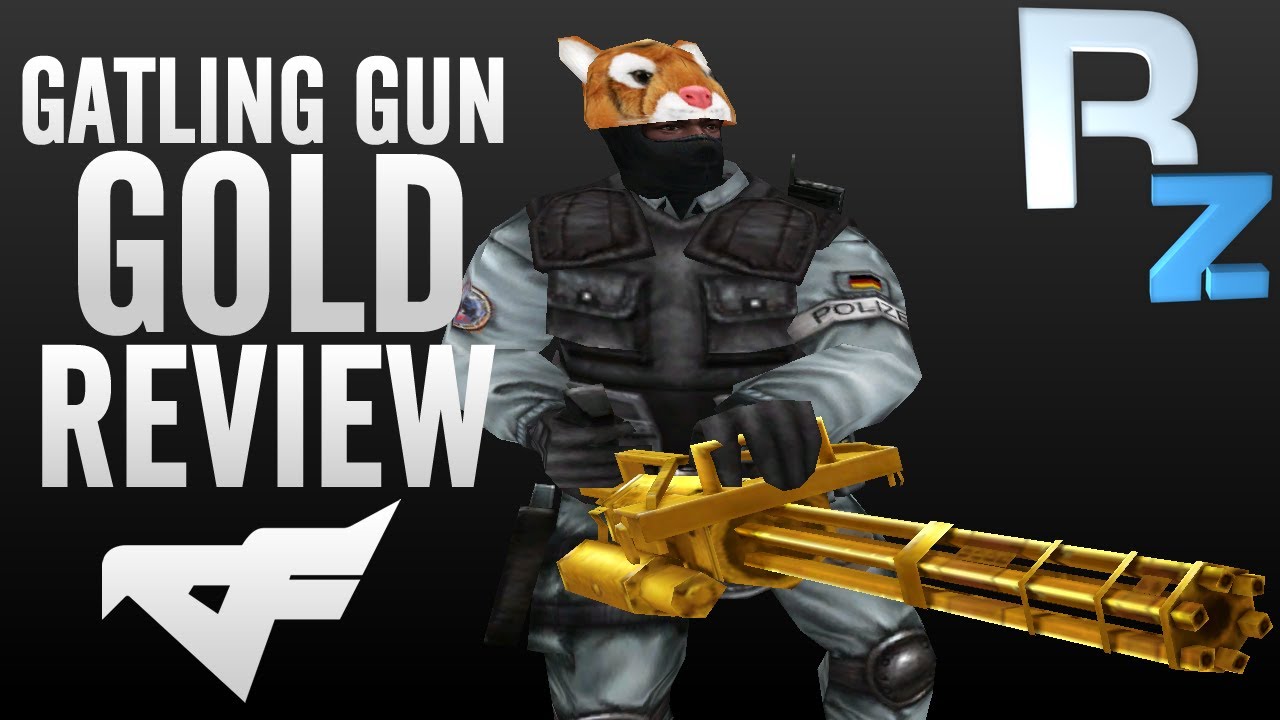 CF Weapon Reviews - Gold Gatling Gun - YouTube