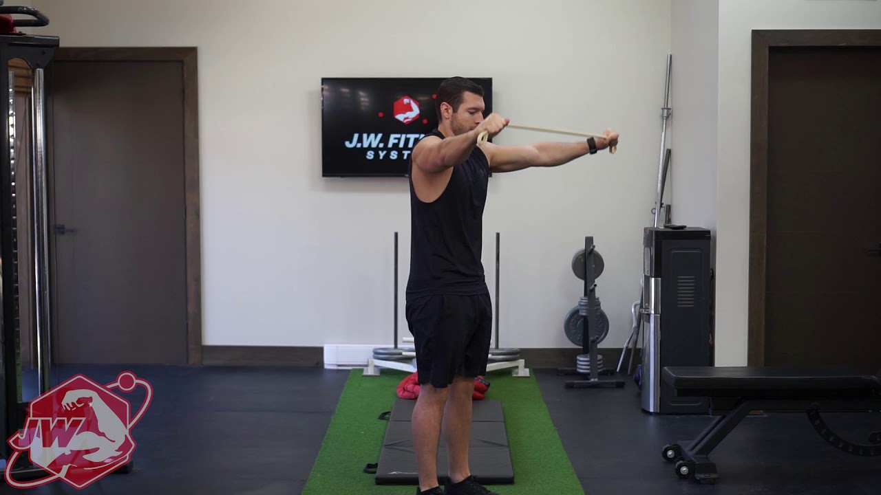 Band Pull Aparts - YouTube