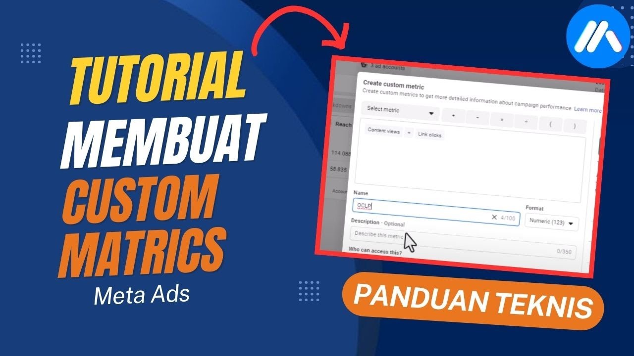 Membuat Custom Metrics pada Ads Reporting Meta Ads - YouTube