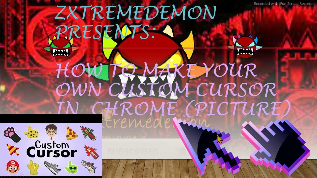 How to make your own custom cursor (PICTURE EDITION) - YouTube