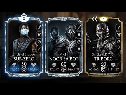 MK Mobile - Evil Lin Kuei Team Gameplay - YouTube
