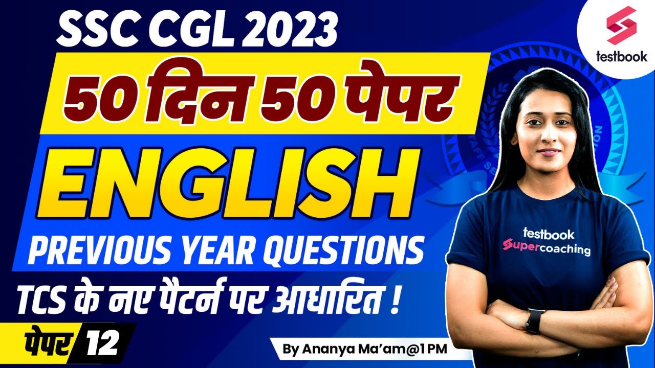 SSC CGL English Classes 2023 | Previous Year Questions | SSC CGL ...