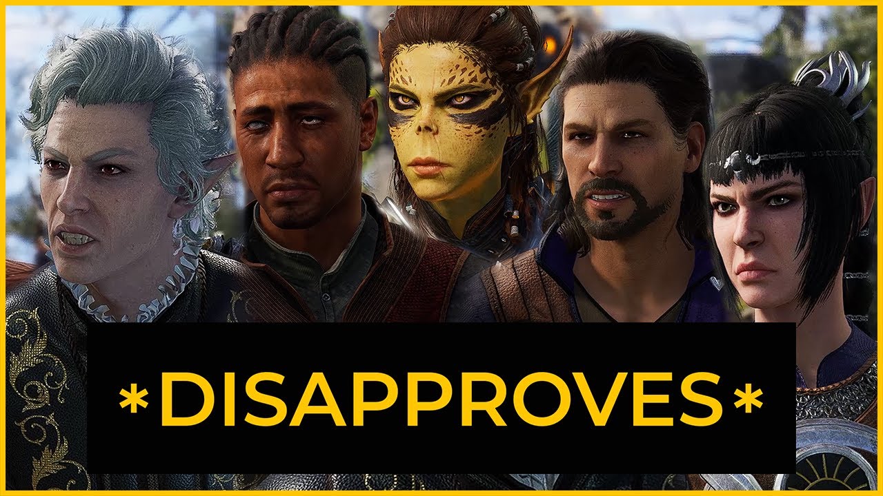Companions disapprove and leave - Baldur's Gate 3 Early Access - YouTube