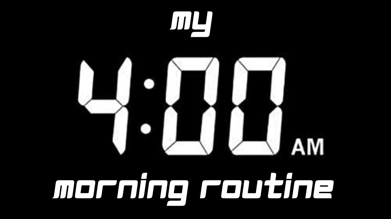 my 4am morning routine | why i wake up so EARLY - YouTube