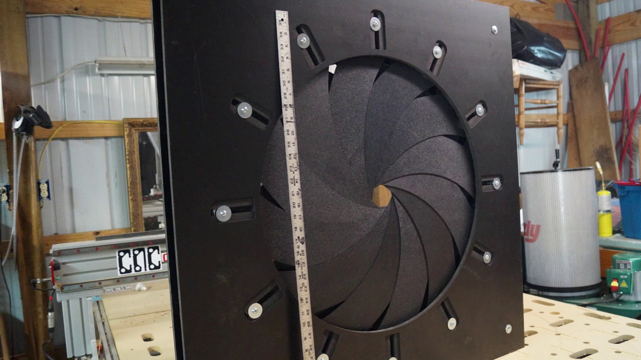 My Giant Mechanical Iris / Aperture v2 - YouTube