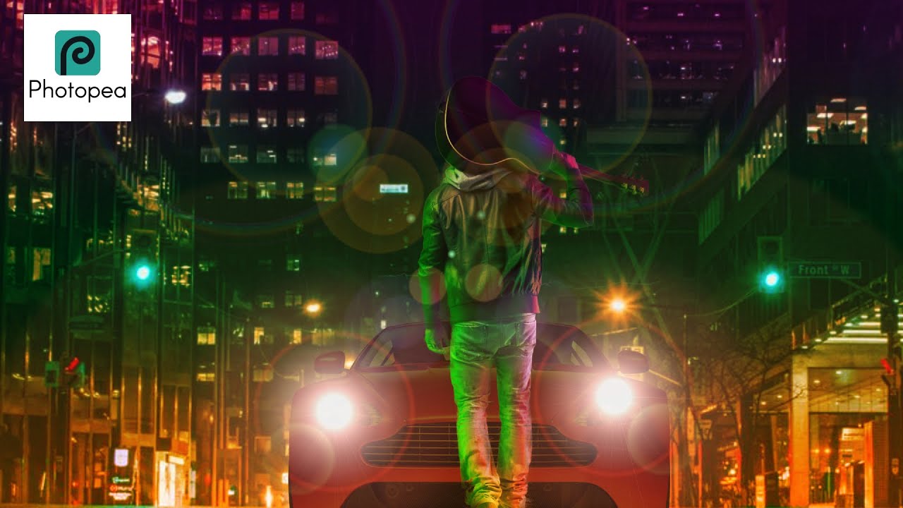 Man and Guitar II Photos manipulation II The Best Photopea Manipulation ...