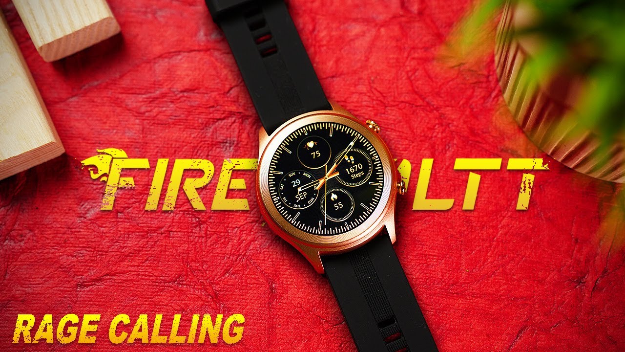 Fire-Boltt Rage Calling REVIEW - Invisible Bezel Round Smartwatch for ...