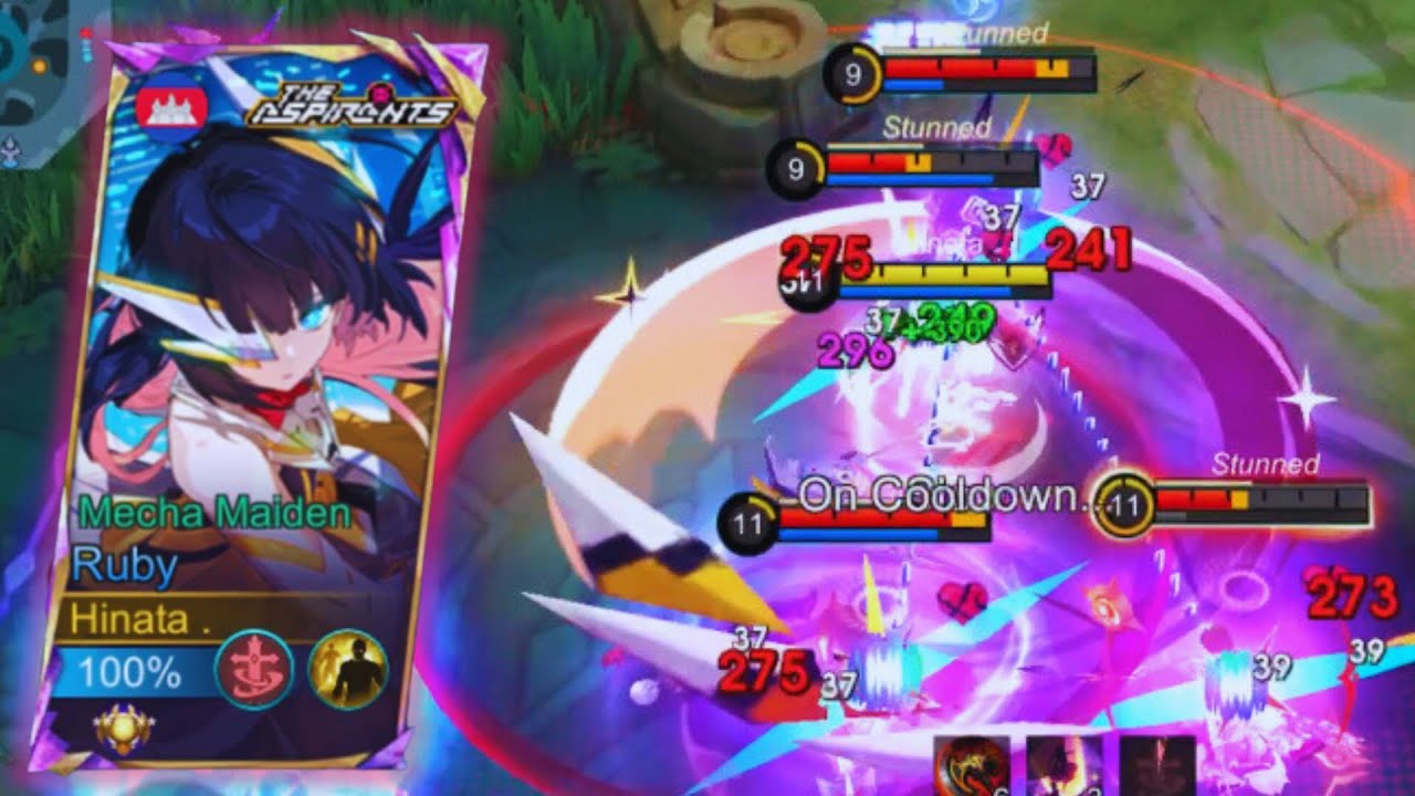 RUBY NEW PHYSICAL ATTACK BUILD (1 VS 5) IN RANK |MOBILE LEGENDS - YouTube