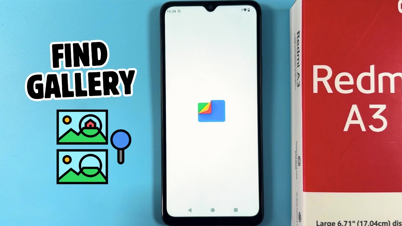 How to Find Gallery on Xiaomi Redmi A3 - YouTube
