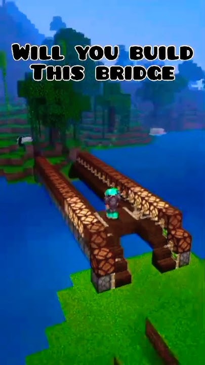 MINECRAFT Automatic Bridge (Tutorial) #minecraft #automatic #shorts # ...