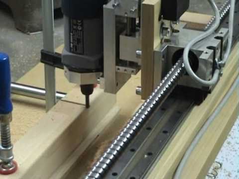 Precision test of my homemade CNC router - YouTube