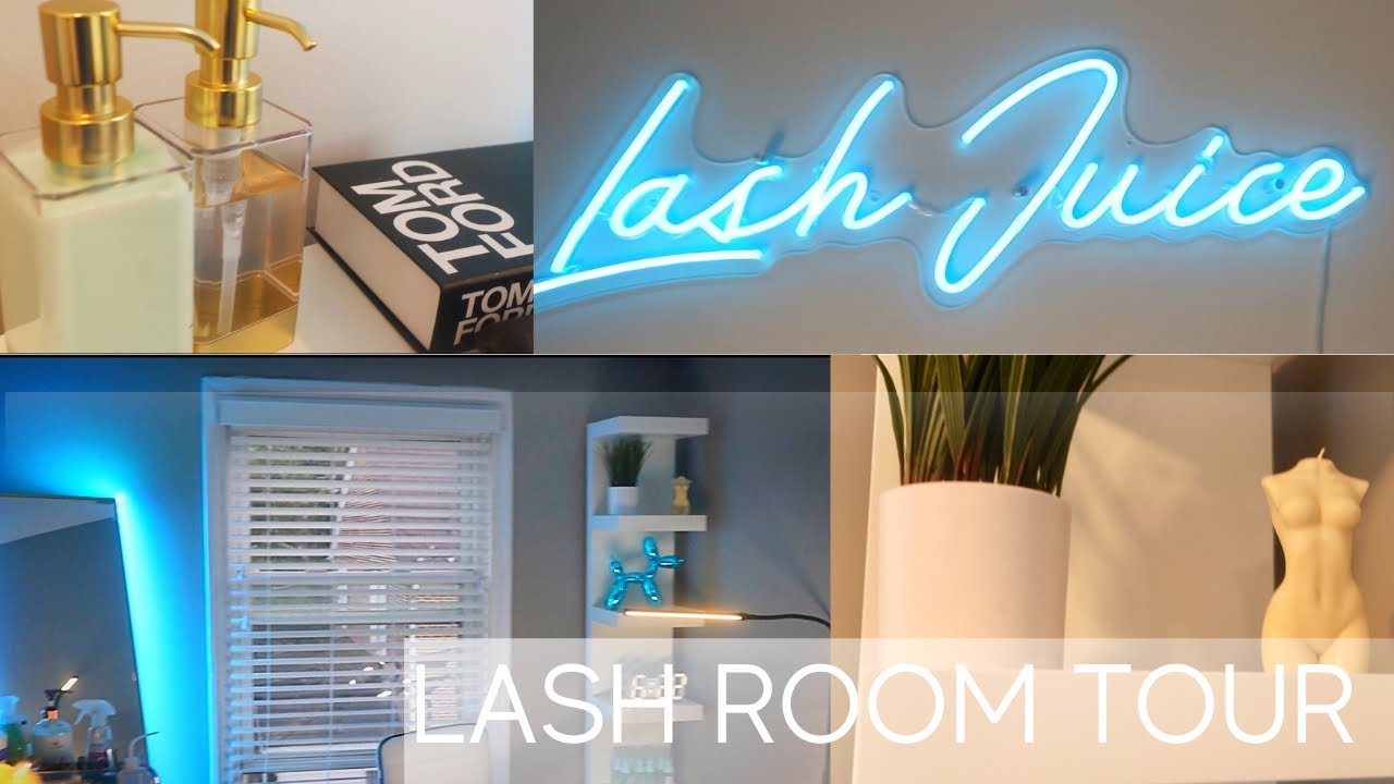 LASH ROOM TOUR |LASH ROOM DECOR IDEAS 2021 - YouTube