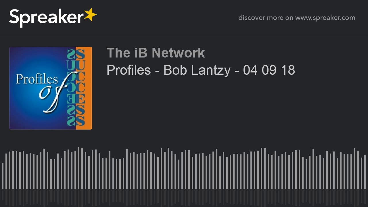 Profiles - Bob Lantzy - 04 09 18 - YouTube