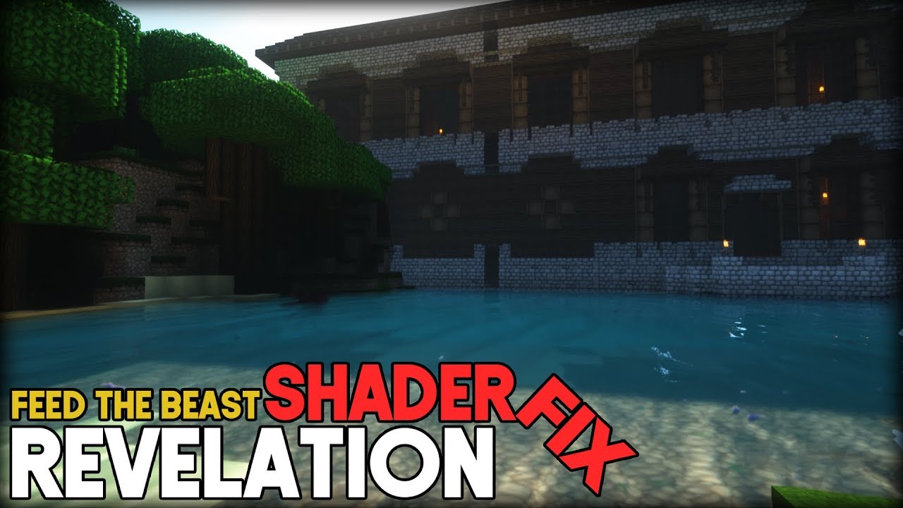 FTB revelation SHADER night sky fix | Minecraft tutorial - YouTube