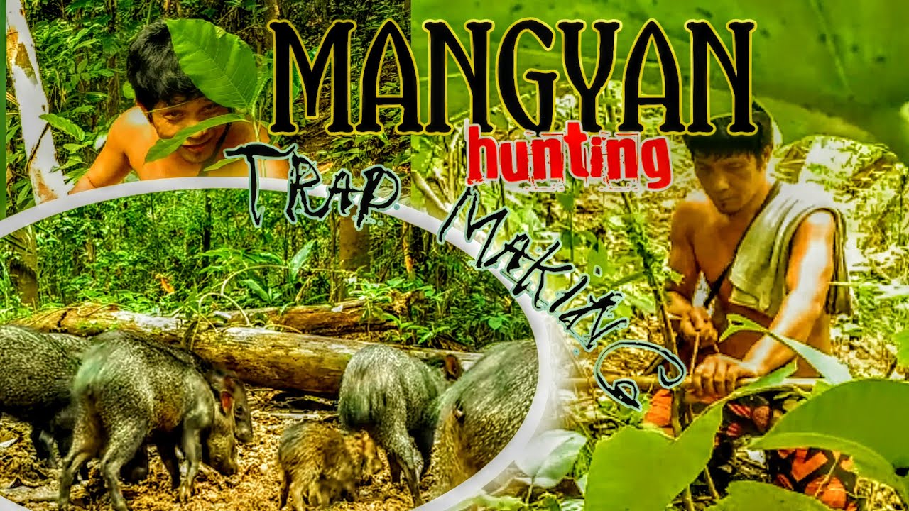 Mangyan trap making - YouTube