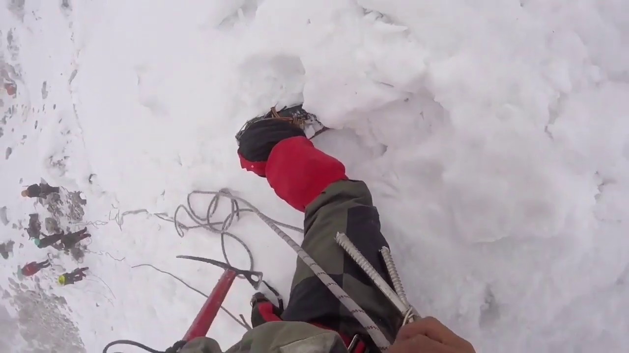 Ice climbing fixed rope practice | HMI | Mountaineering Training - YouTube