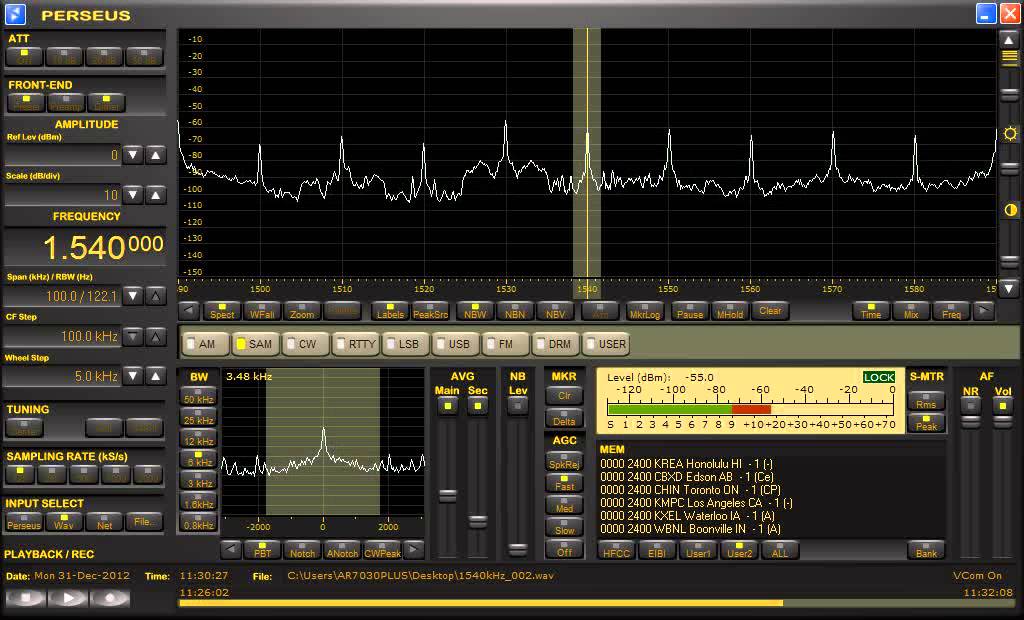 KXEL-Waterloo, IA (U.S.A.) 1540kHz 12/31/12 06:30~ EST - Station ...