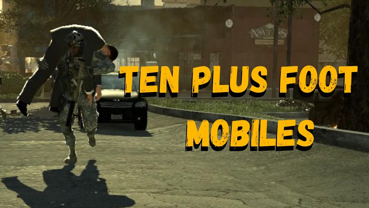 Call Of Duty Modern Warfare 2 How To Get Ten Plus Foot Mobiles Trophy ...