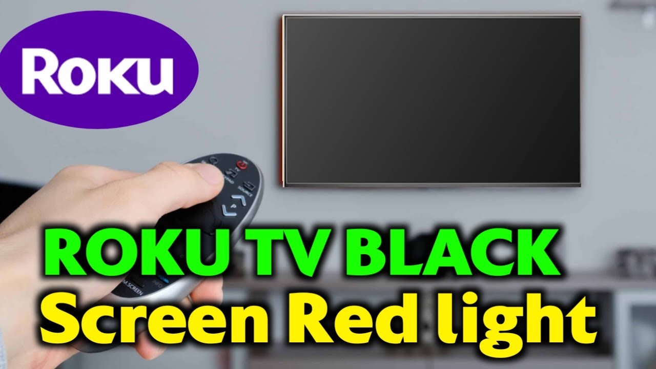 Hisense Roku Tv Black Screen Red Light Flashing (Easily) - YouTube