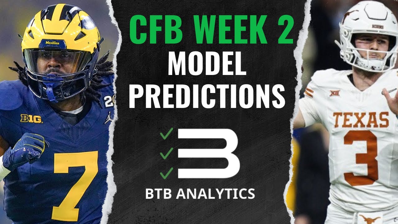 Top Matchups, Angles & Predictions for CFB Week 2! - YouTube