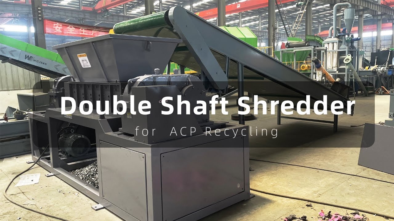 Scrap Aluminum Shredder Machine | Aluminium Scrap Shredding Plant Line ...