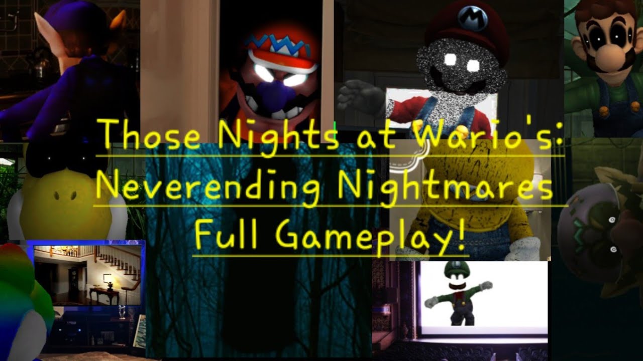 Those Nights at Wario's: Neverending Nightmares Days 1-5 Complete + All ...