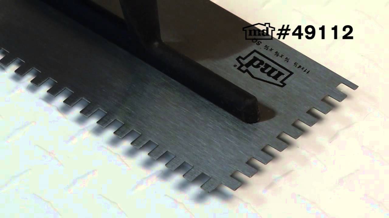 Premium Square Notch 1/4" X 3/8"X 1/4" #49112 - YouTube