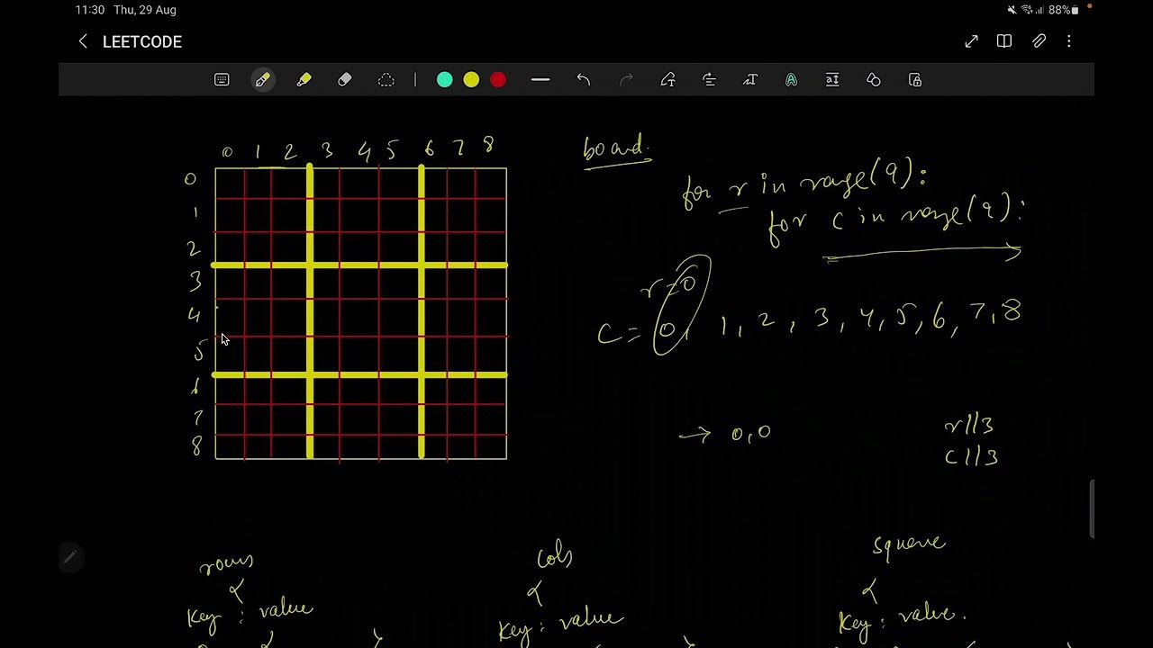 8. Leetcode 36. Valid Sudoku - YouTube