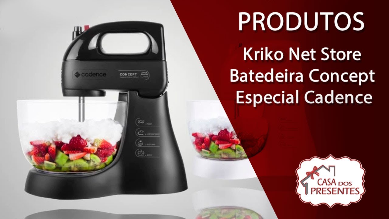Batedeira Cadence Concept Especial - ágil como você! 😉 - YouTube