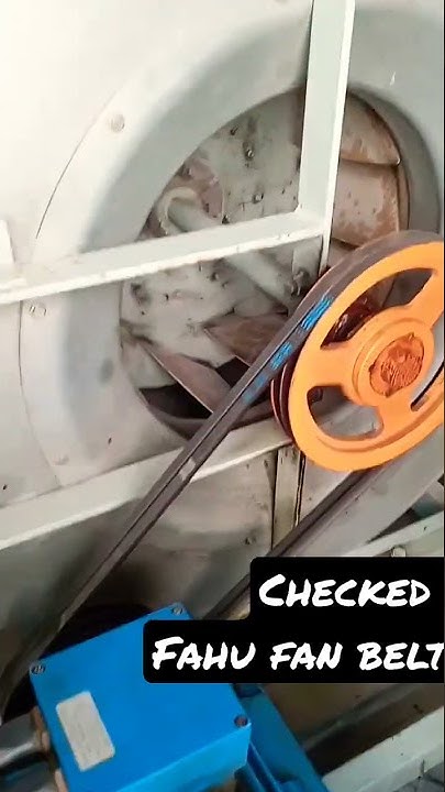 checked fahu fan belt || fahu #technical @multitechhvac - YouTube