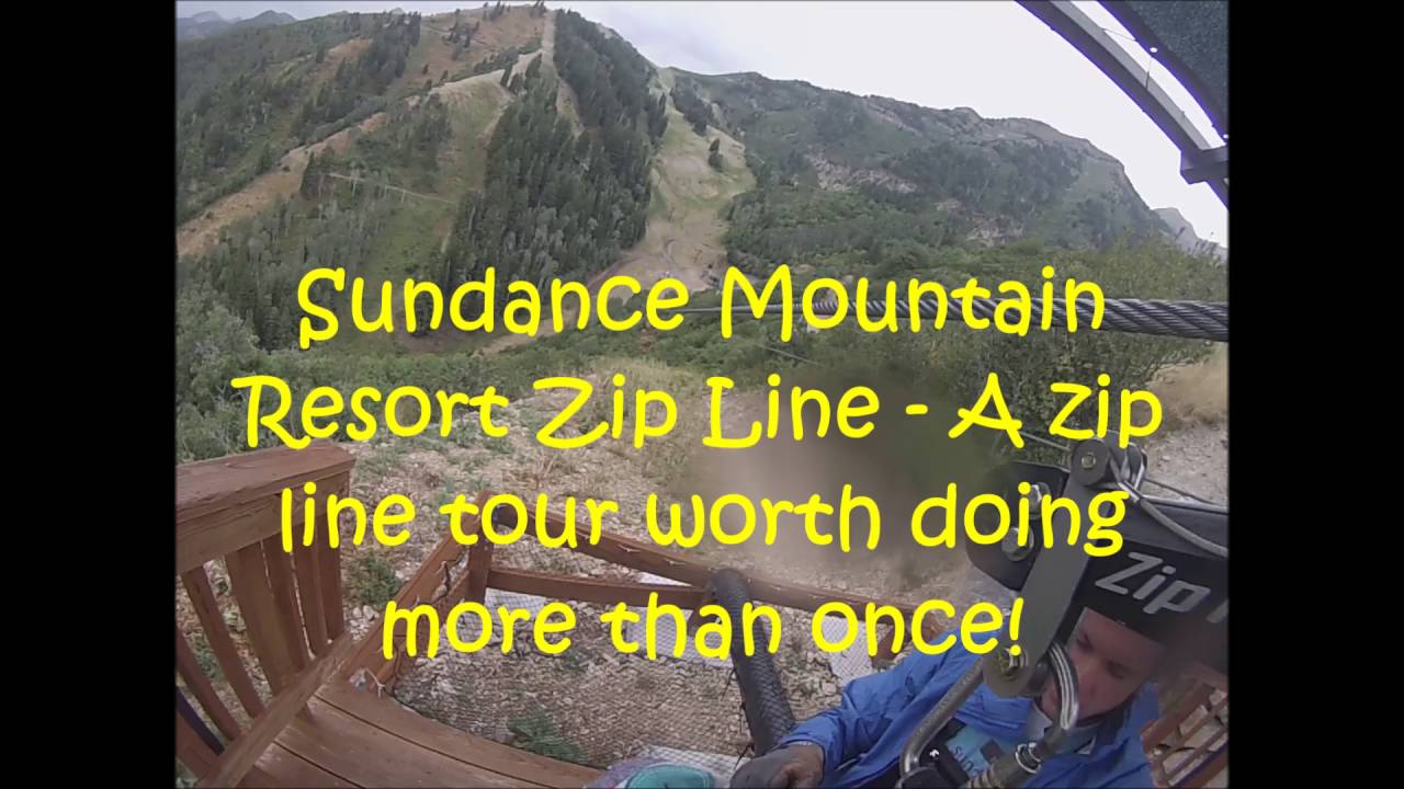 Epic 70 MPH Zip Line at Sundance Mountain Resort Utah! - YouTube