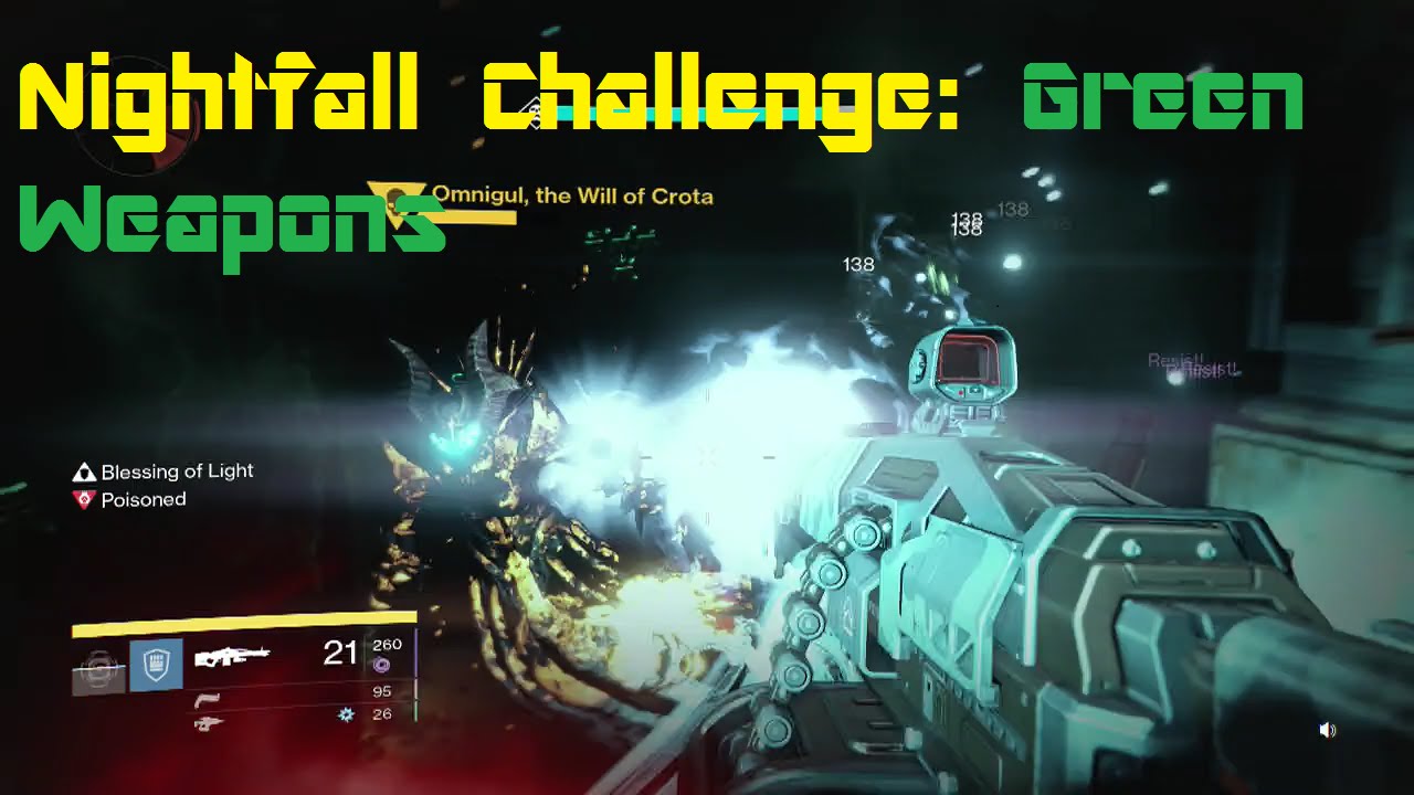 Destiny: Nightfall Challenge | Omnigul | Green Weapons - YouTube