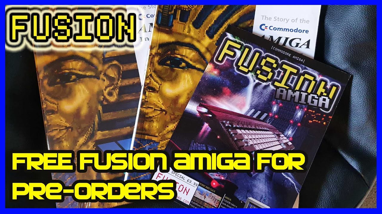 Amiga Reprint and Fusion Amiga perfect bound - YouTube