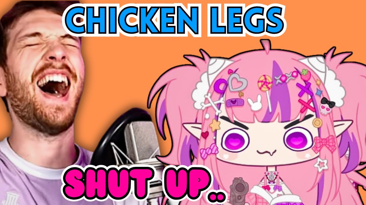 Connor Makes Fun Of Ironmouse Chicken Legs - YouTube