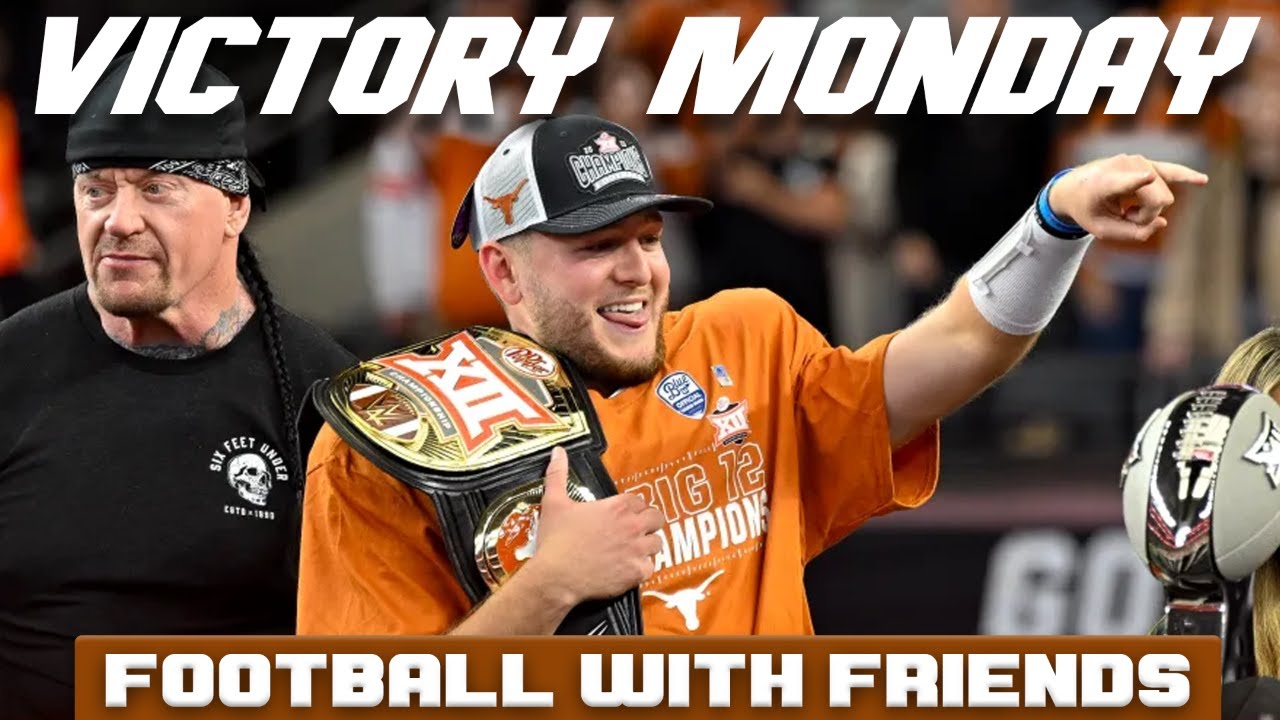 VICTORY MONDAY: Longhorns Take the Big 12 and Spot in the CFP - YouTube