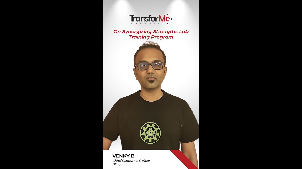 Venky B. on the Synergizing Strengths Lab: Insightful, Collaborative ...