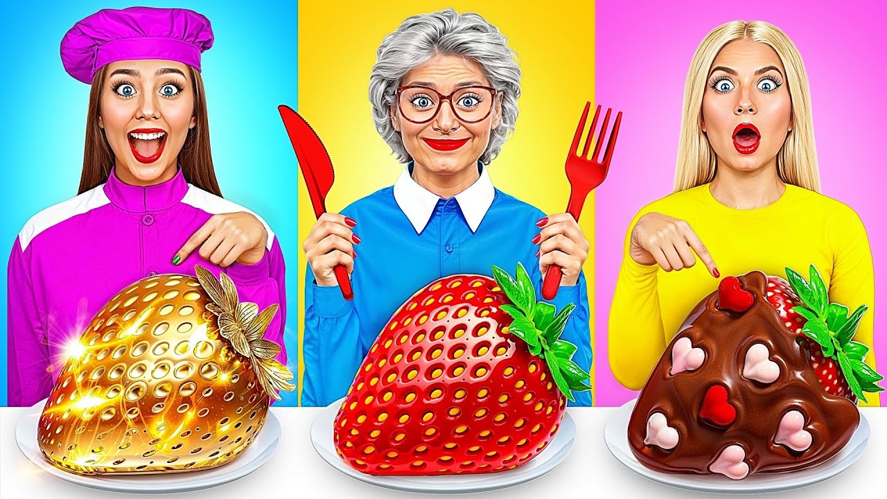 أنا مقابل جدتي في تحدي تحضير الطعام | تحديات مضحكة Trend DO Challenge ...