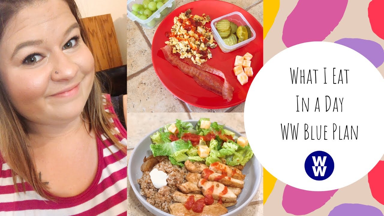 What I Eat In a Day On My WW Blue Plan 💙 | Intermittent Fasting ...