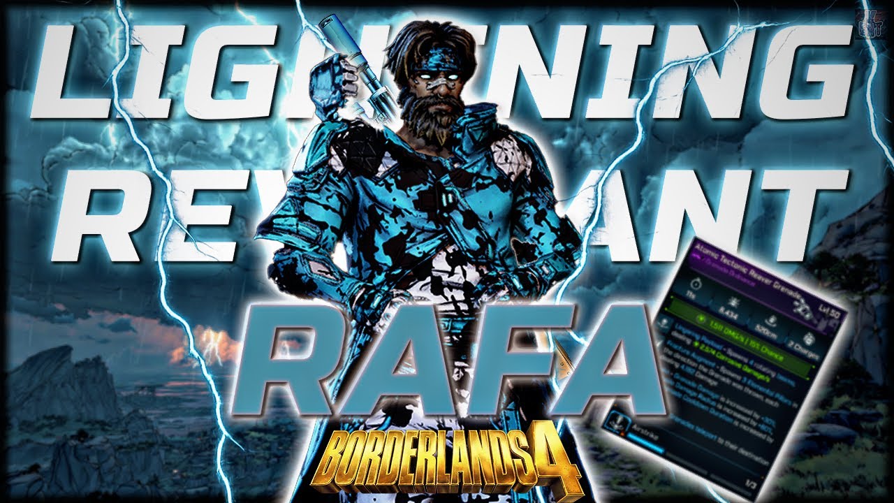 Lightning Revenant REMOTE AGENT RAFA Build! | Borderlands 4 - YouTube