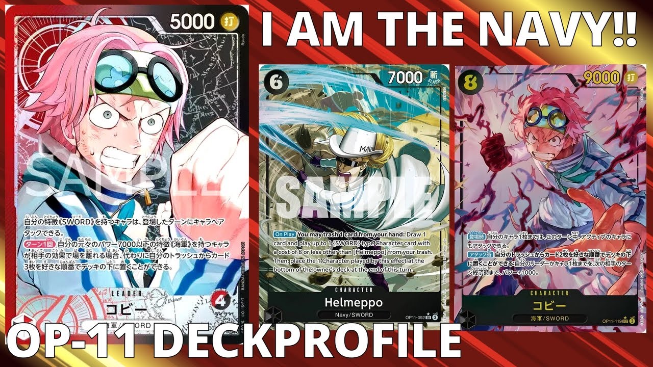 KOBY OP-11 DECKPROFILE | GAMEPLAY | ONE PIECE TCG - YouTube