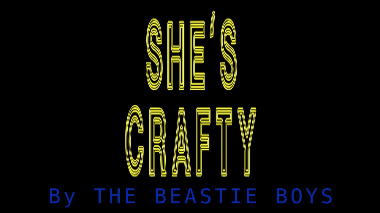 Emcee M.D. - "She's Crafty" by The Beastie Boys - YouTube
