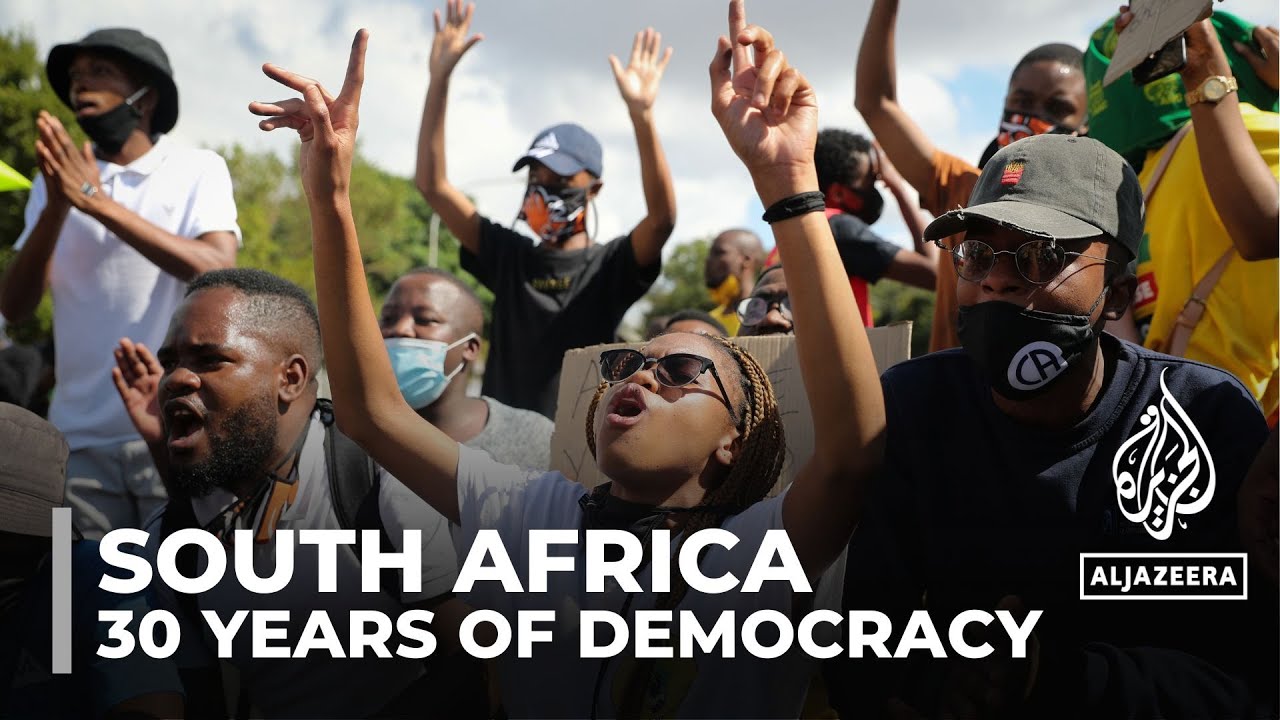 30 years of South Africa's democracy: University students continue push ...