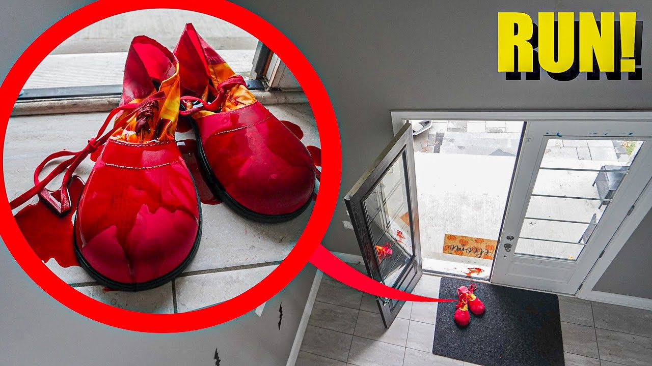 if you ever see CURSED CLOWN SHOES outside of your house, RUN! (you won ...