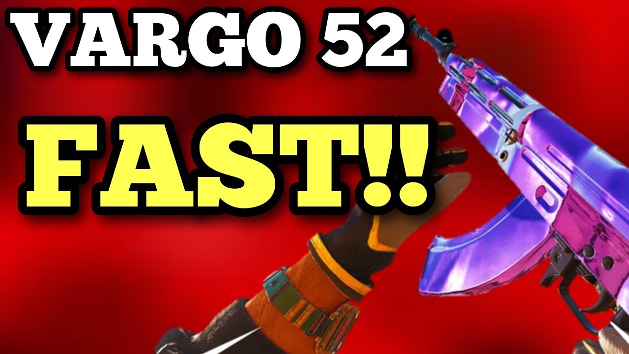 FASTEST Way to Unlock the New Vargo 52 In Cold War Zombies! - YouTube